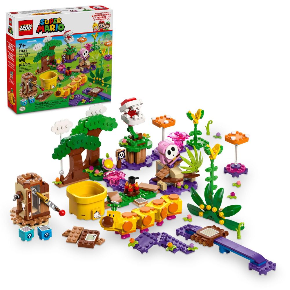 Set de construcción LEGO Super Mario Soda Jungle Maker 71434