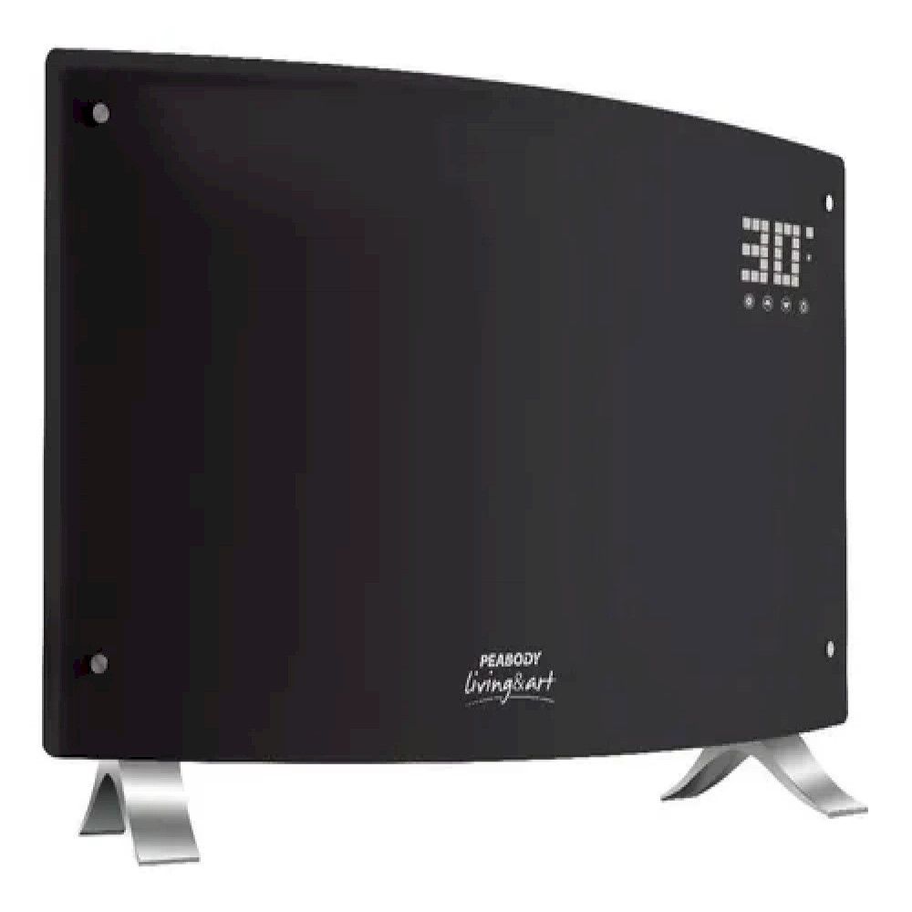 Calefactor Vitroconvector Panel Peabody 2000w Curvo Led Gtia