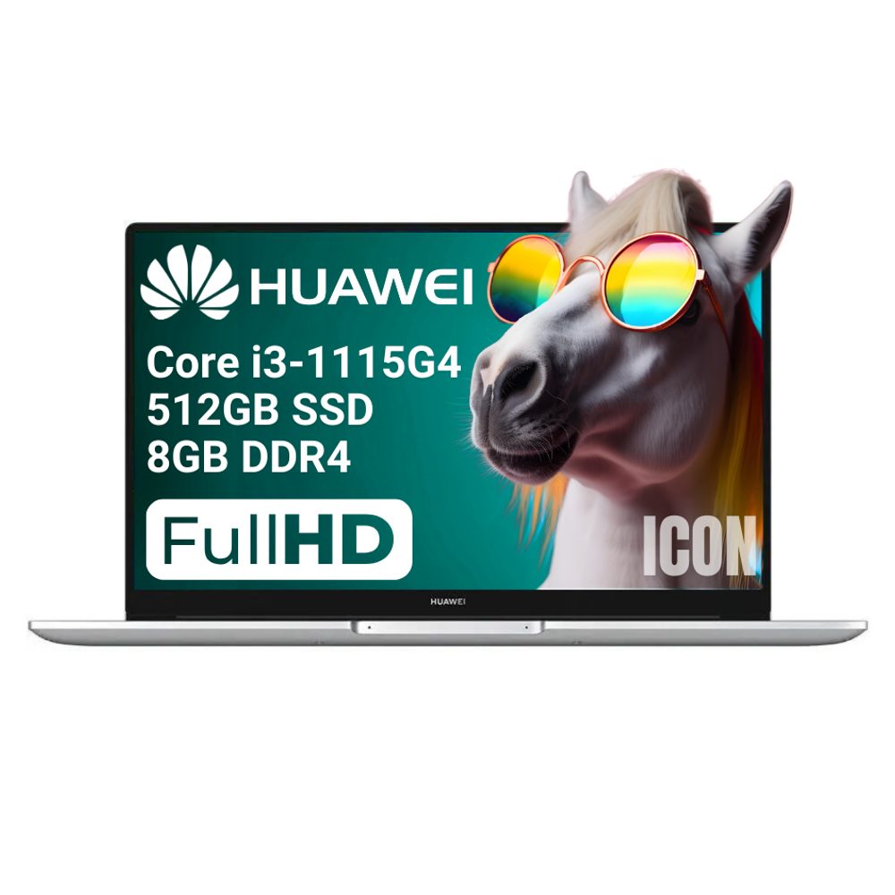 Noteboook Huawei Core i3 512GB SSD 8GB RAM FHD 15.6"