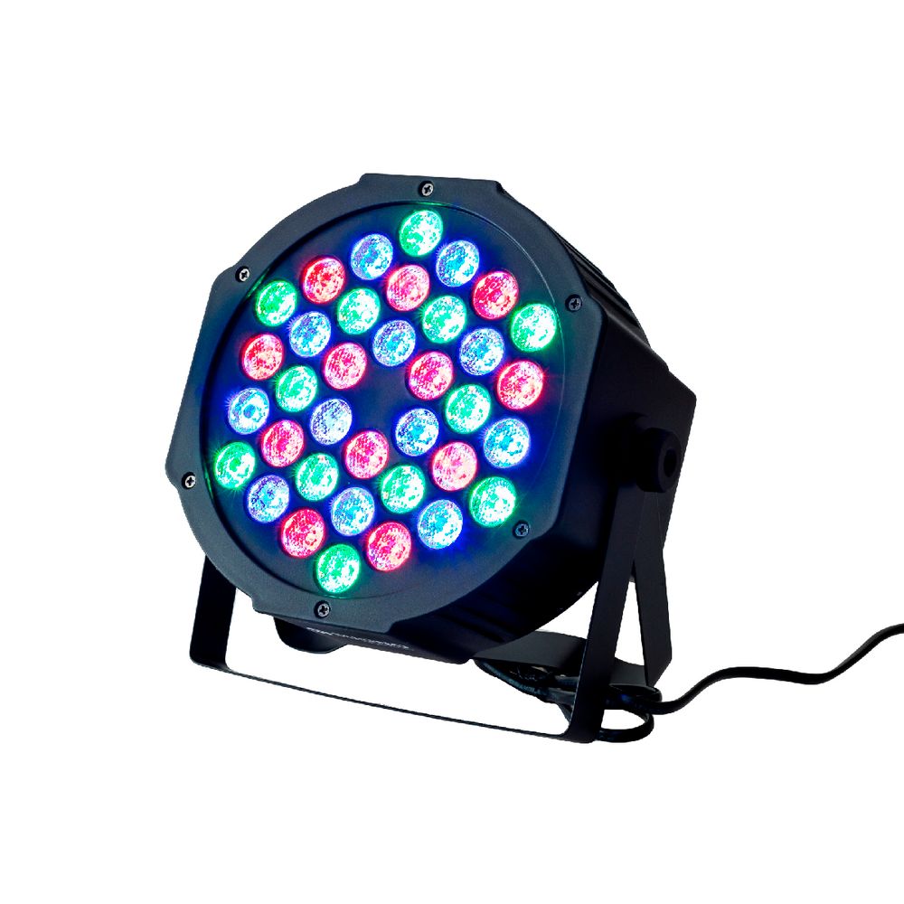 Luz Proton Par 36 Led Profesional Tacho Rgb