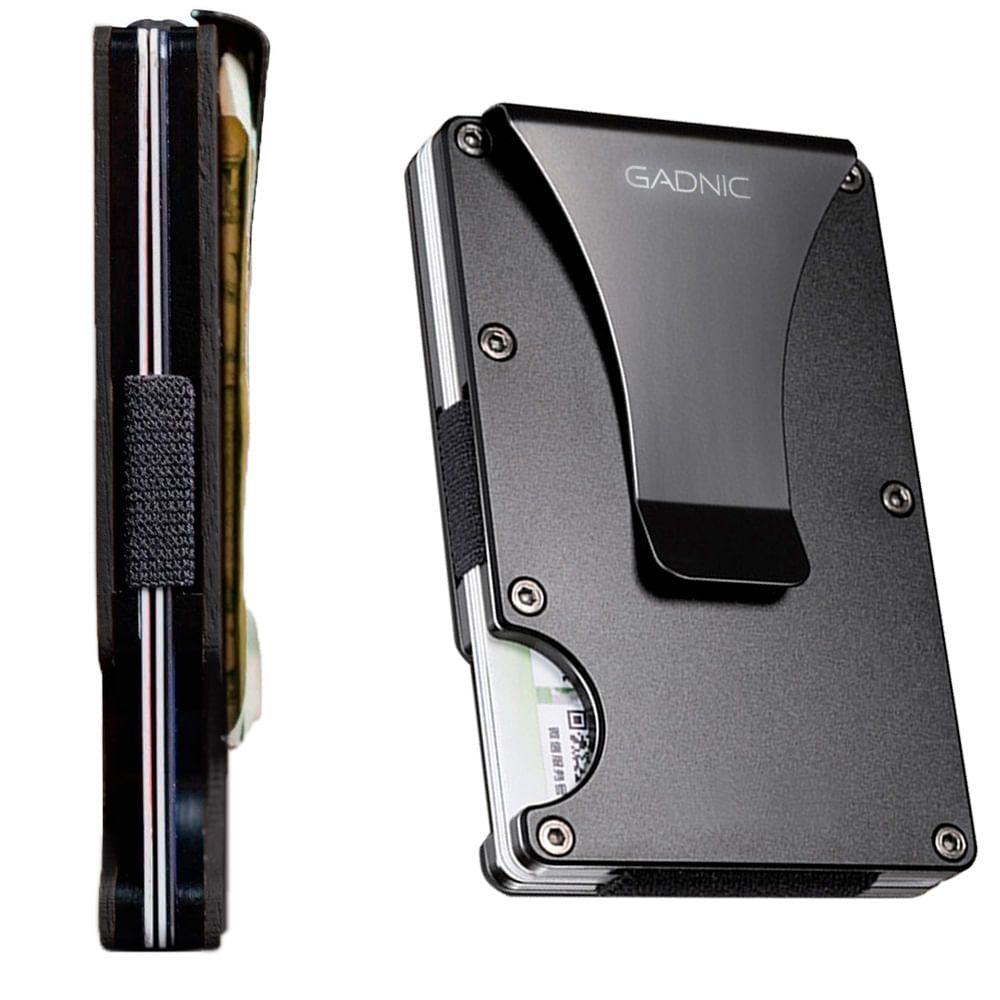Billetera Gadnic Aluminio Clip Tarjetero Elegante