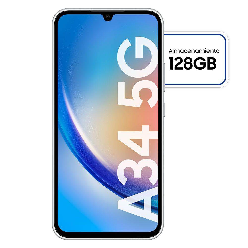 Celular Samsung Galaxy A34 5G 128GB Silver