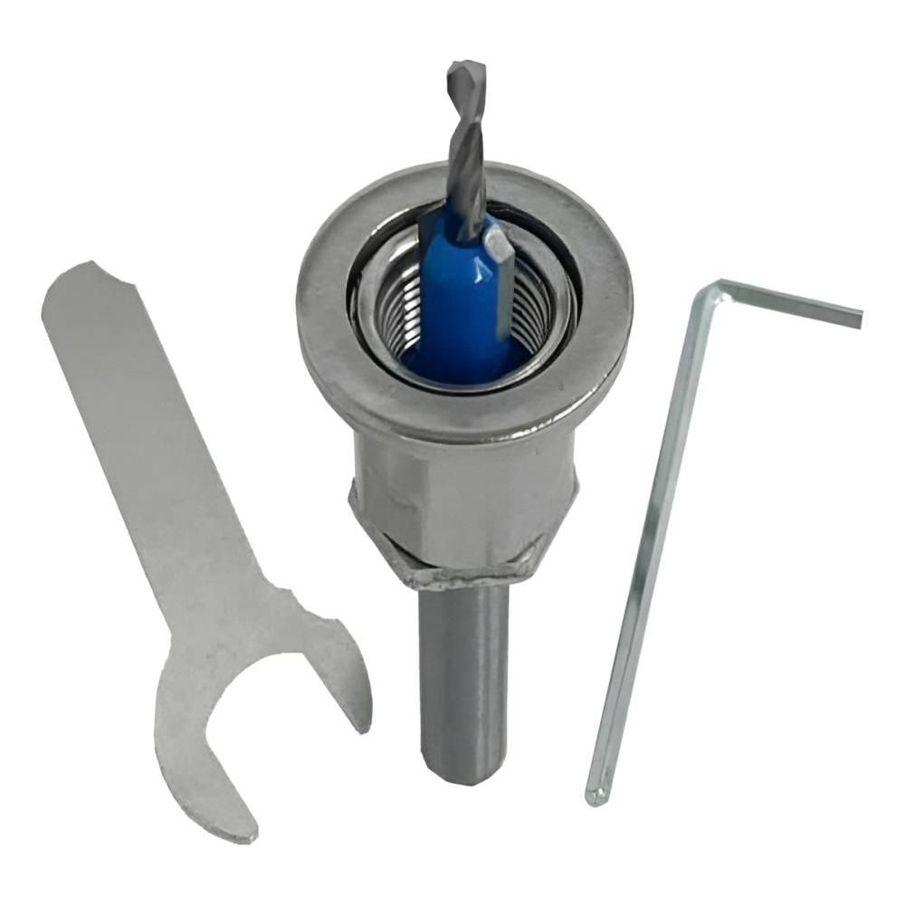 Mecha Broca Biseladora Avellanadora Tope Para Madera 8x3mm