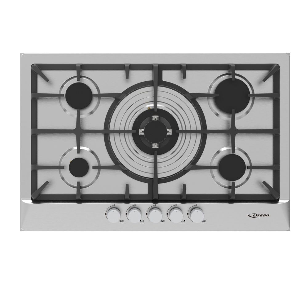 Anafe a Gas 76 cm Acero Inoxidable Drean AGDR76CIA