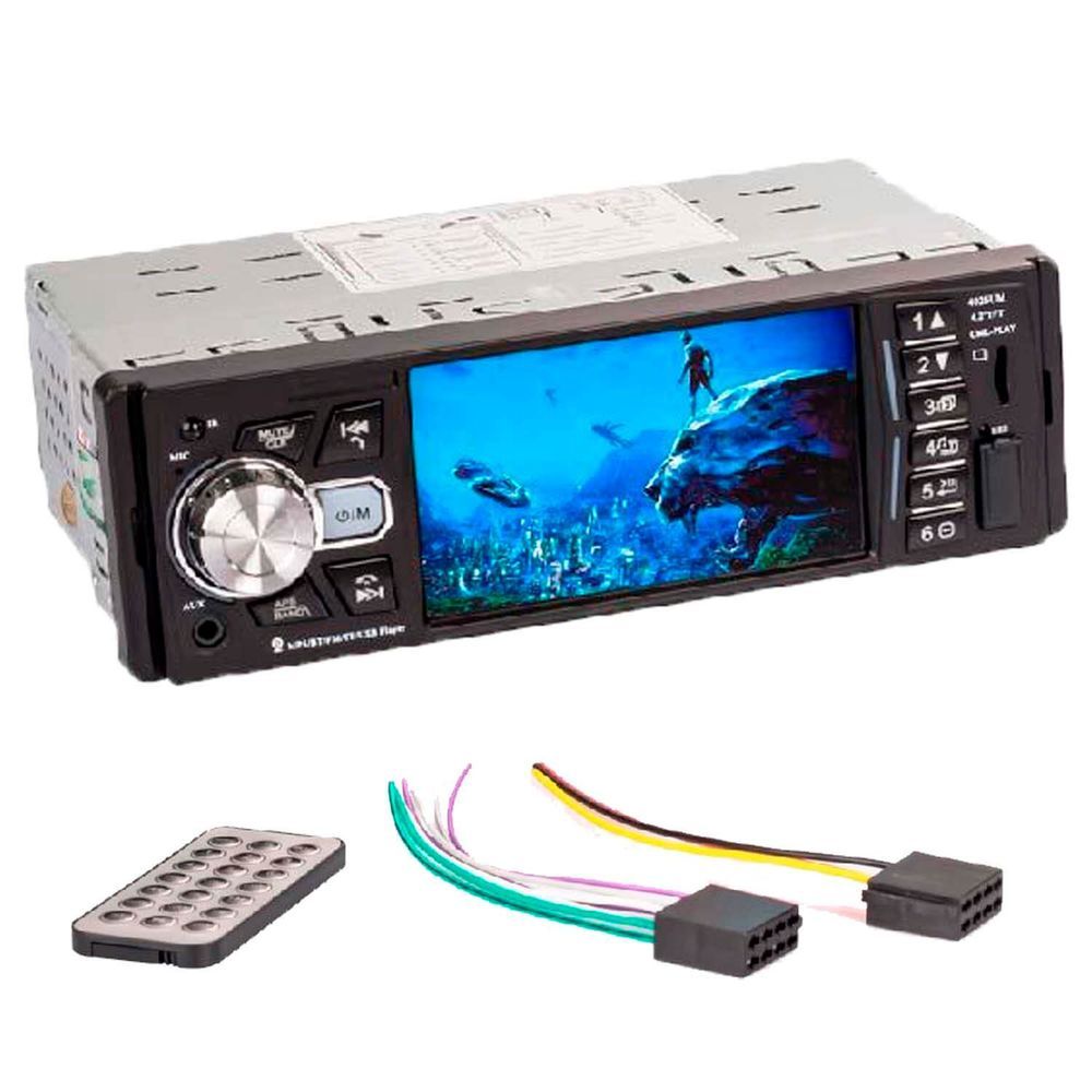 Estereo Con Pantalla 4 Pulgadas Fijo Bluetooth Usb Mp3