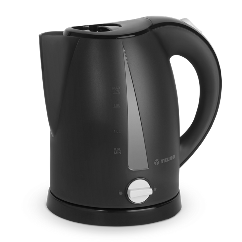 Pava eléctrica Yelmo PE-3902 Desayuno negra 220V 1.7L