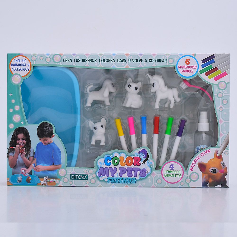 Juego Ditoys Color My Pets Friends
