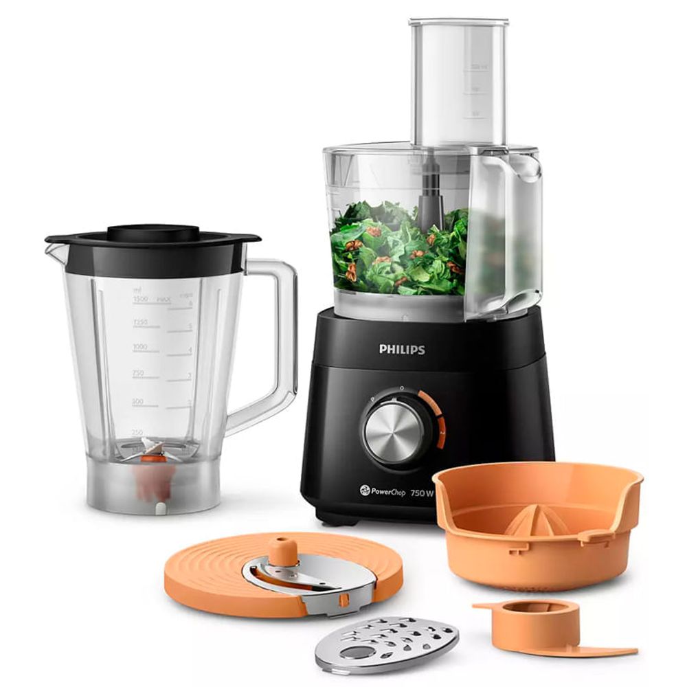 Procesadora de Alimentos Philips 750W 6 accesorios Procesadora de Alimentos Philips 750W 6 accesorios