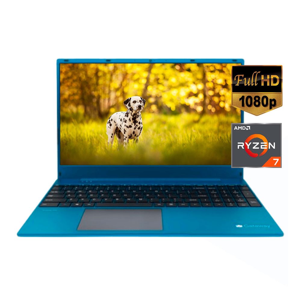 Notebook Gateway Blue 15 Ryzen 7 / 8gb + 1TB SSD FHD Win