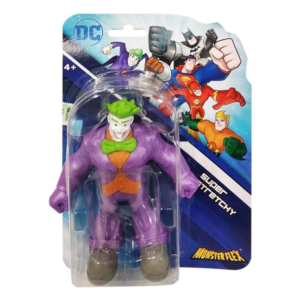 Figuras Monster Flex Dc Extensible Super Stretchy 14 Cm Color Joker