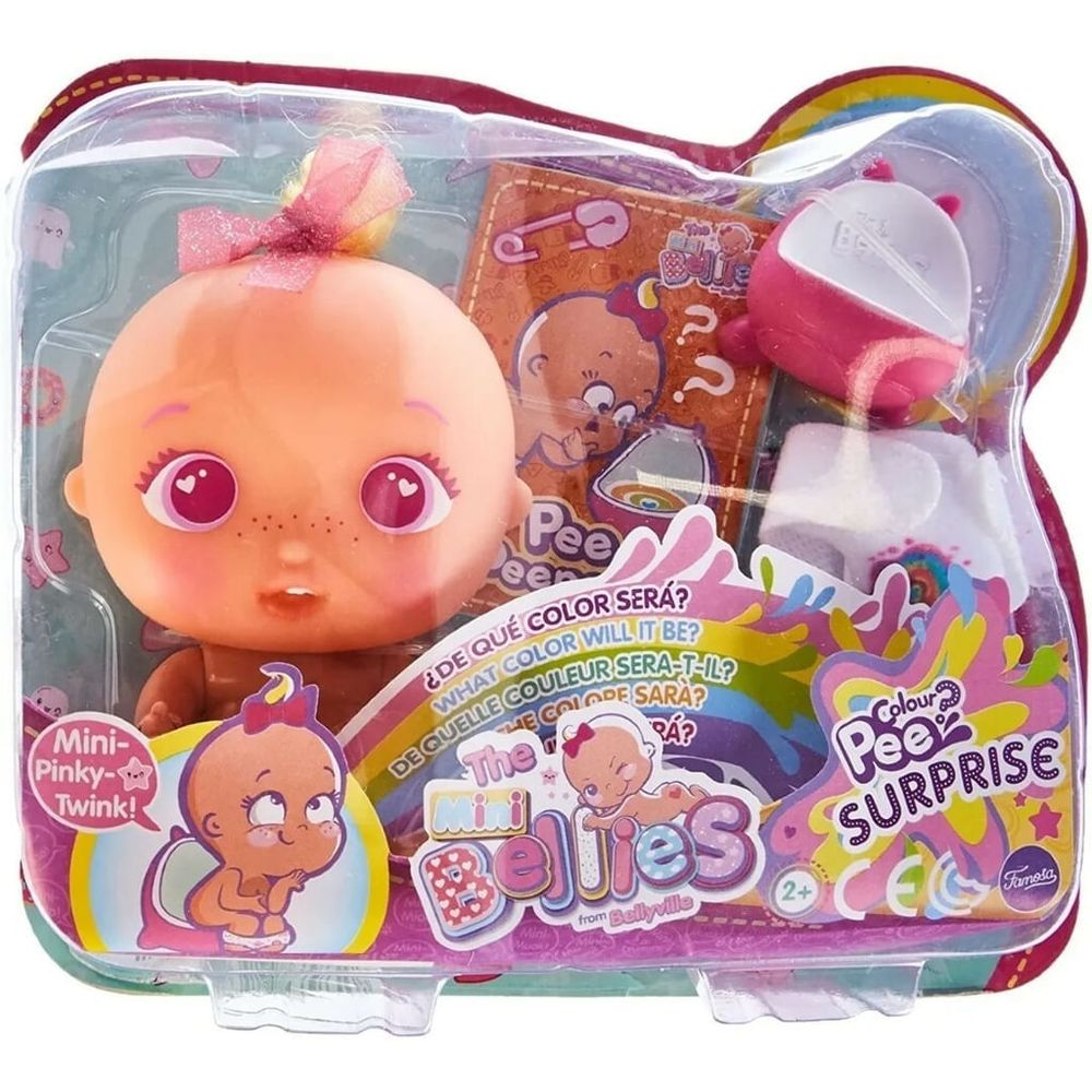 Mini Bellies Muñeca Color Pee Surprise 15623 Mini Pinky-Twink!