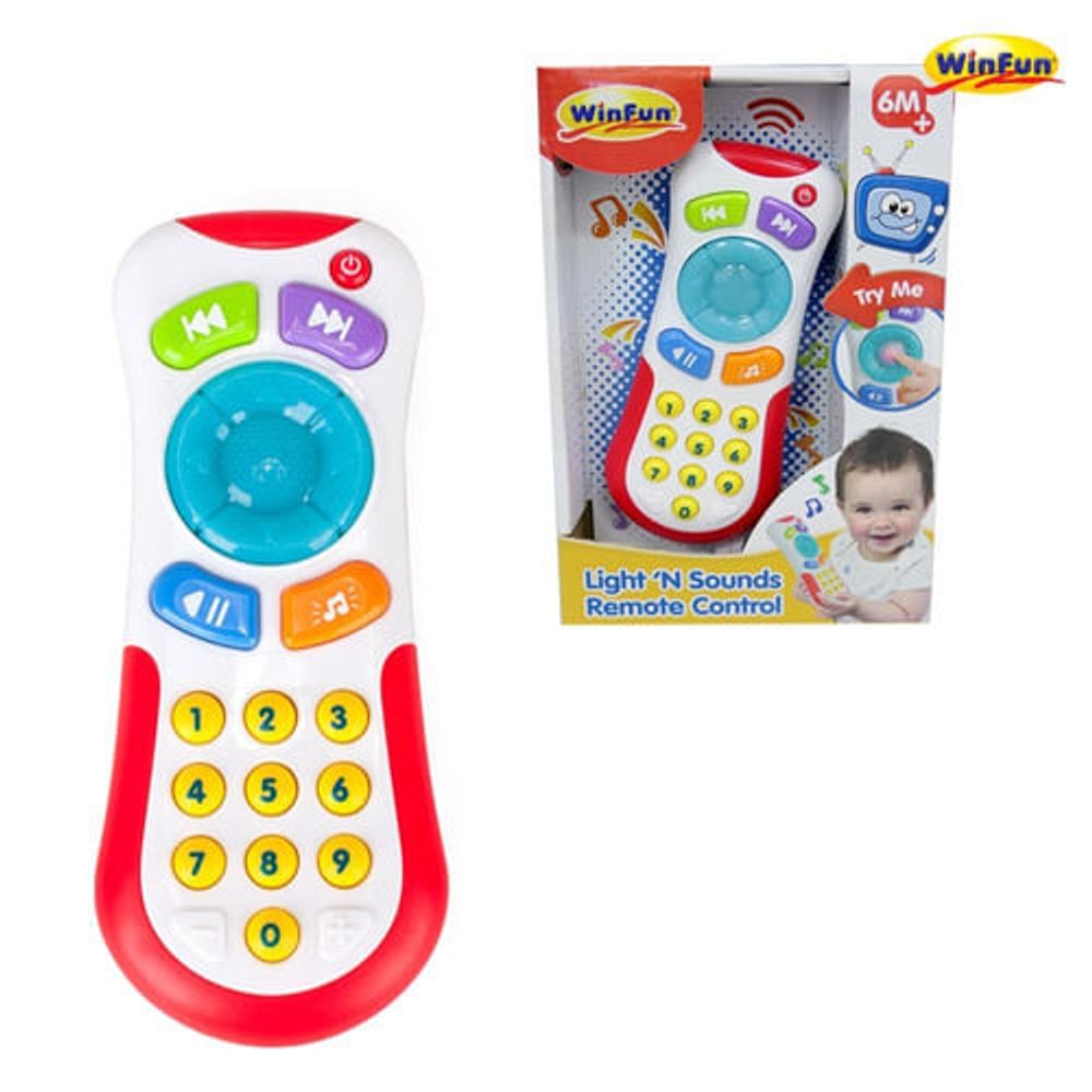 Winfun Mi Primer Control Remoto Con Luz Sonido Y Melodias