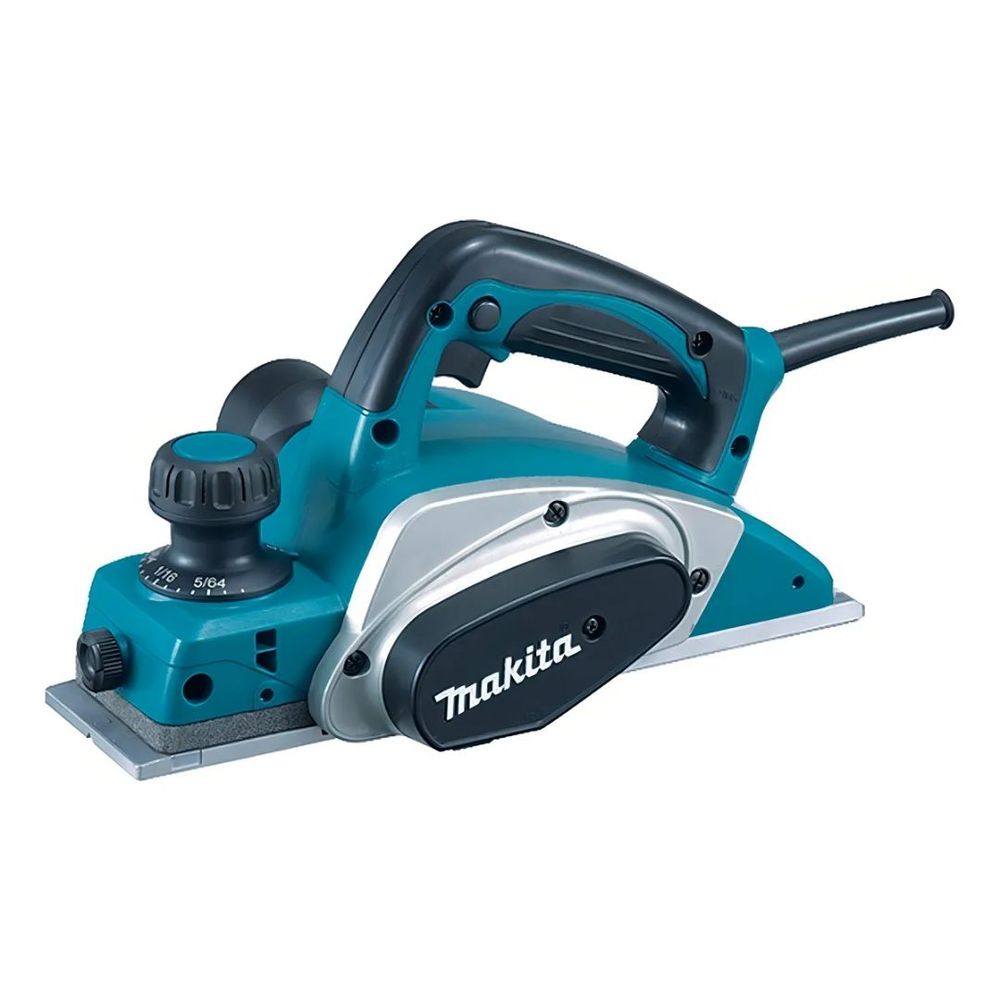 Cepillo eléctrico de mano Makita KP0800 8.2cm azul