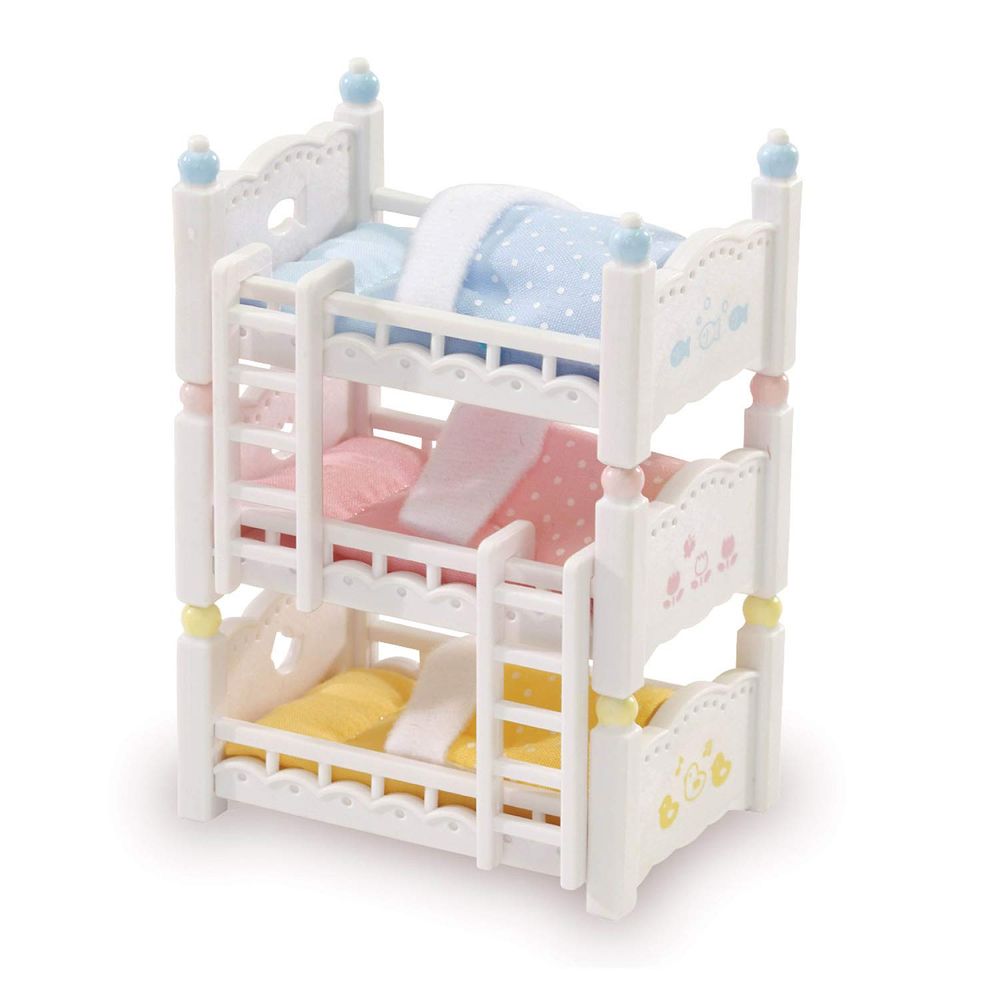 Litera para bebés trillizos, de Calico Critters