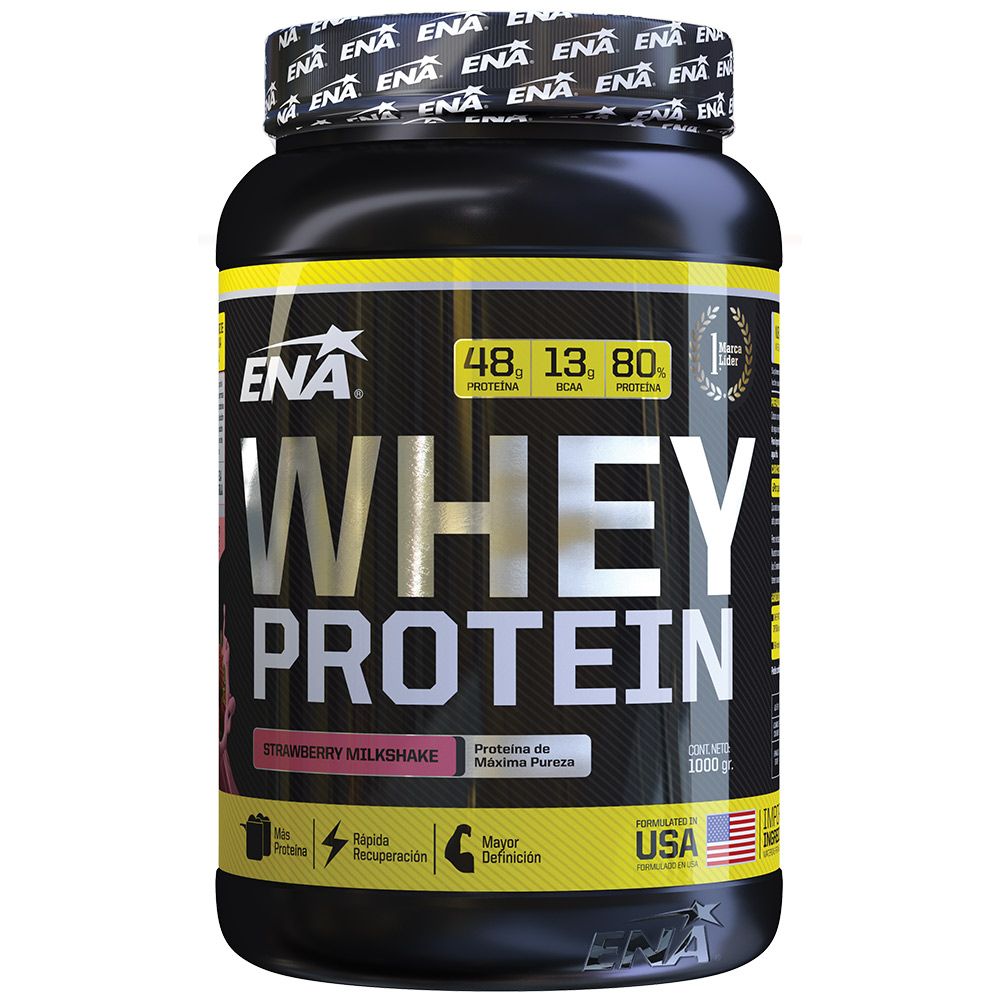 Ena Sport Whey Protein 80 por ciento Sabor Strawberry 6203