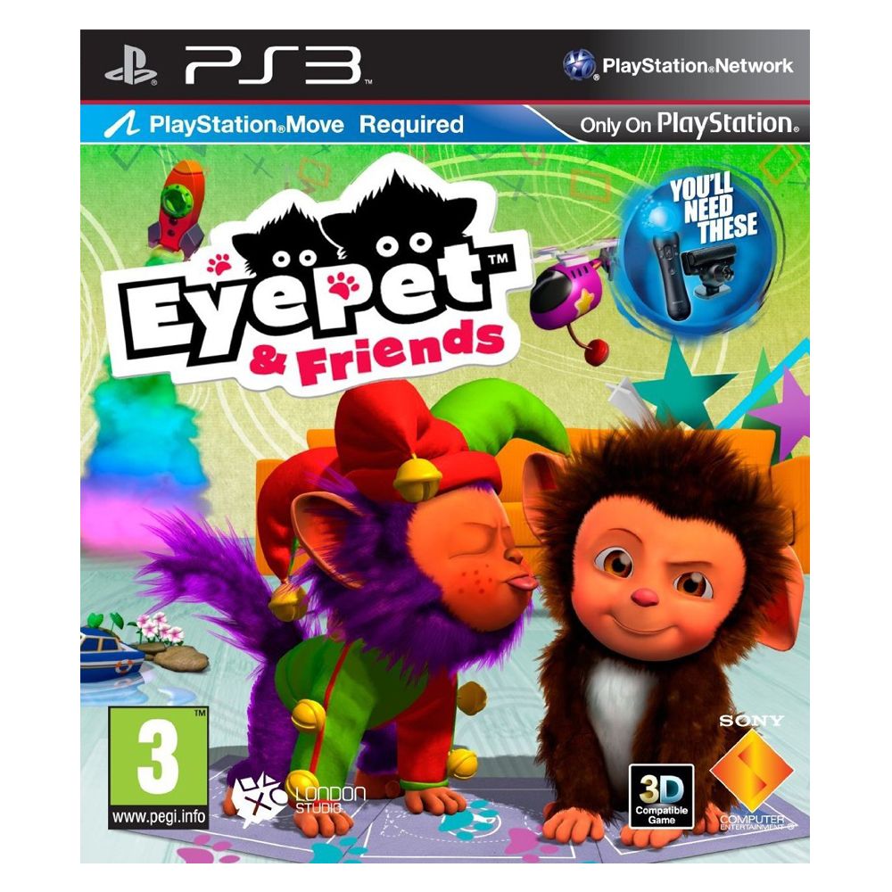 JUEGO PS3 SONY EYEPET FRIENDS