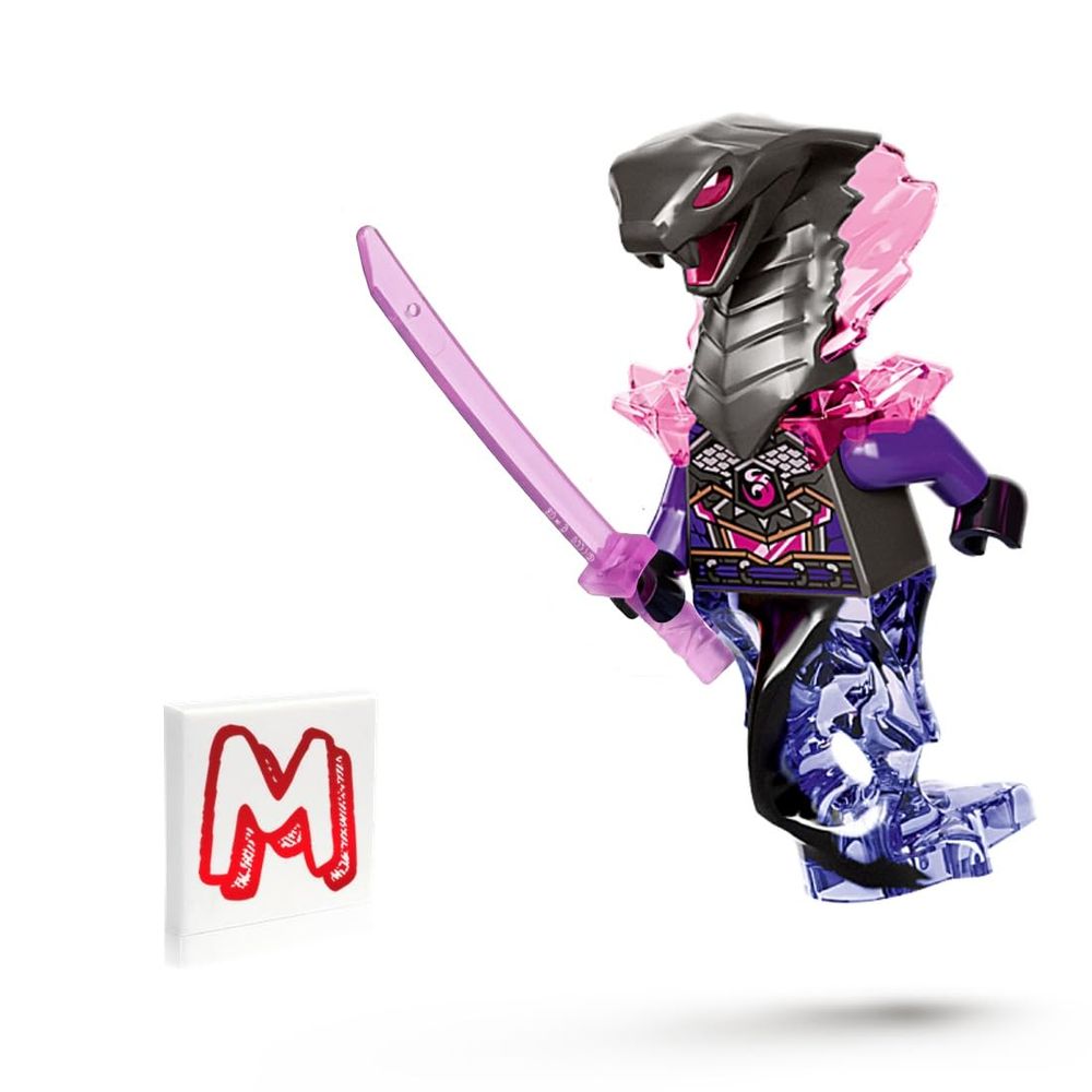 LEGO NINJAGO Crystalized Minifigure - General Aspheera with Translucent ...
