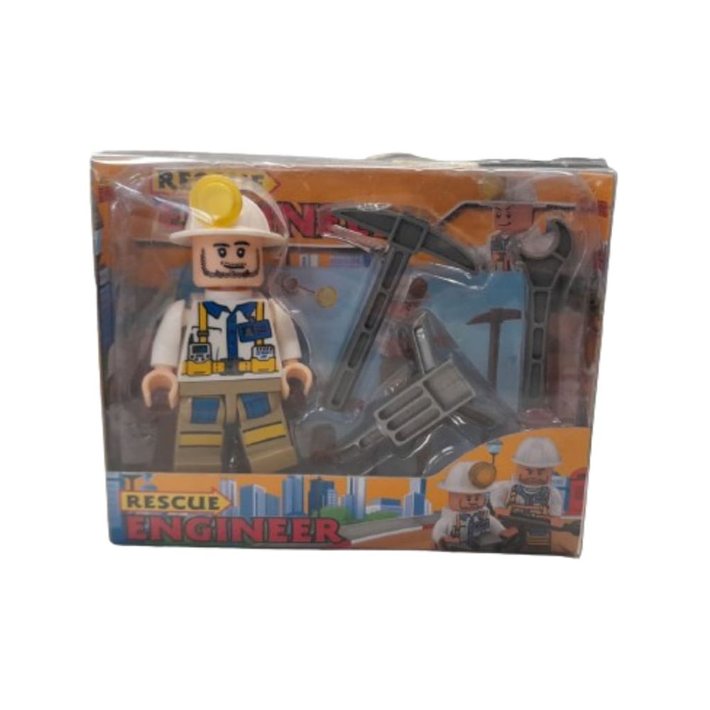 Figura Ingeniero Tipo Lego Pico
