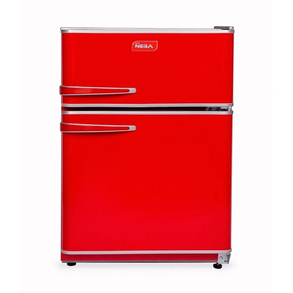 Heladera Bajo Mesada Con Freezer NEBA A128R Ciclica Roja