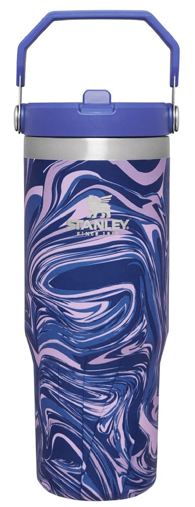 Stanley Flip Straw Tumbler 887 Ml Lapis Swirl Fs