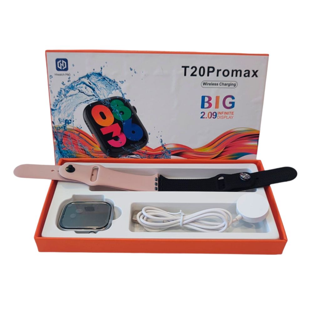 Reloj Smartwatch T20 Promax Con 2 mallas intercambiables