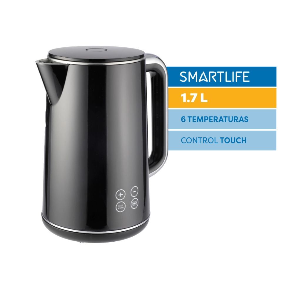 Pava Eléctrica Smartlife Digital 1,7Lts SK-EKDD1720
