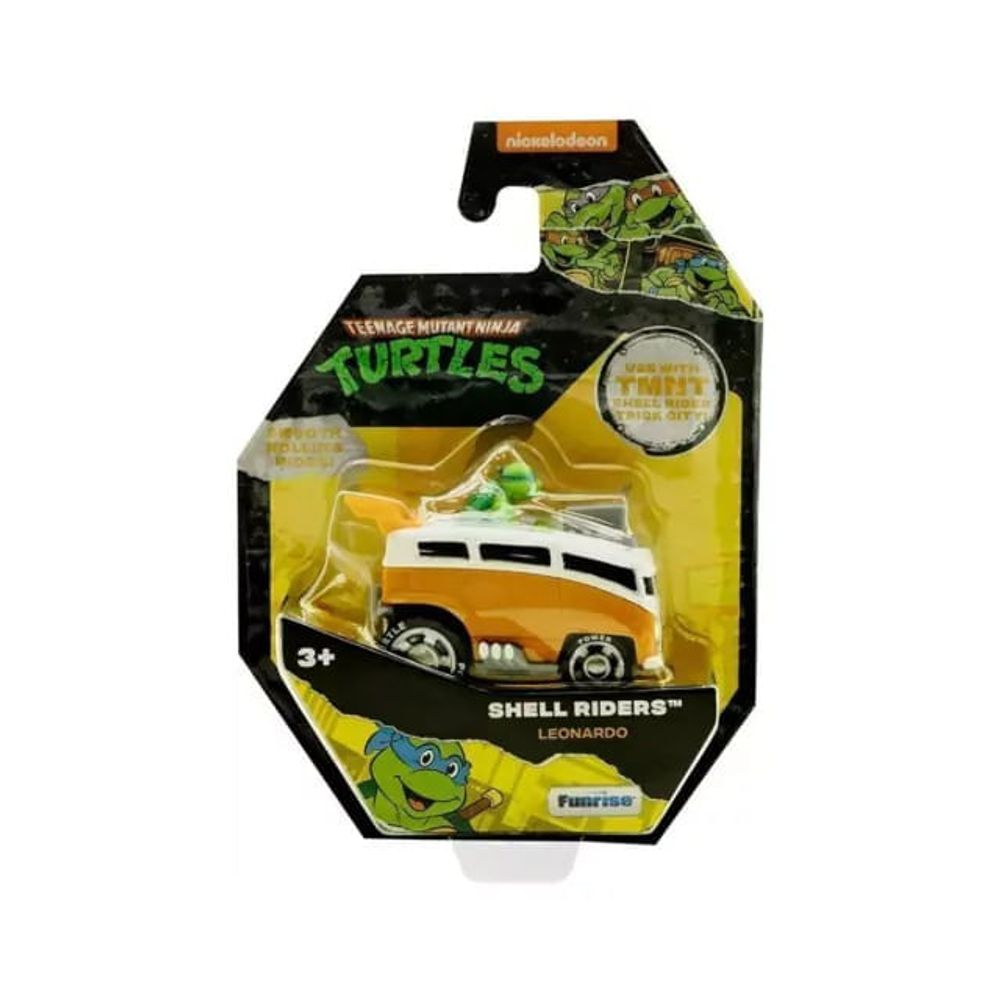 Tortugas Ninja Shell Riders Mini Autos X1 Leonardo