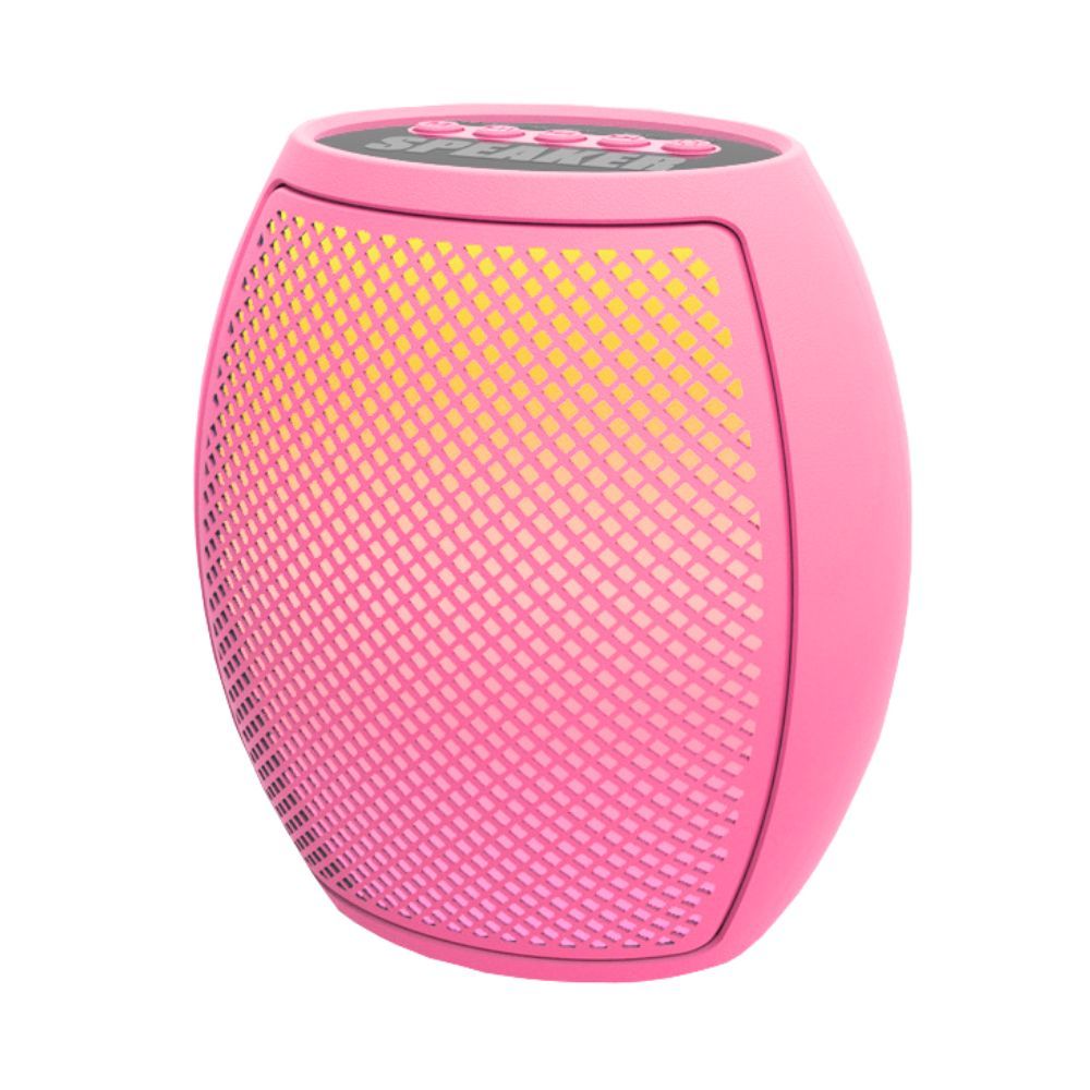 Parlante Inalámbrico Con Bluetooth Rosa MS-2207BT Oryx