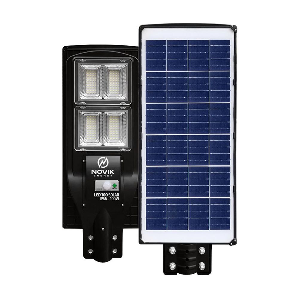 Reflector Luminaria con Panel Solar Exterior Novik LED 100