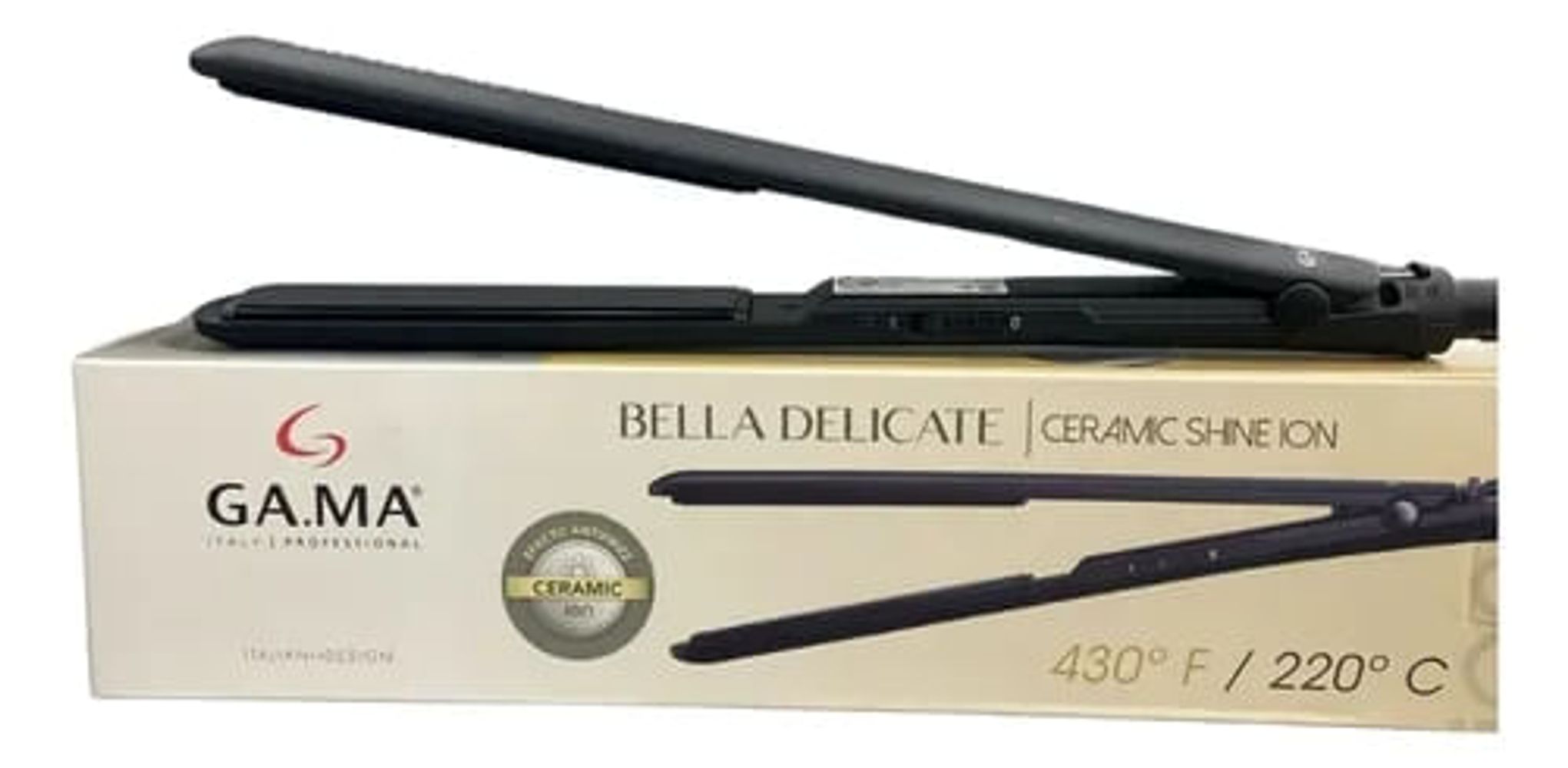 Planchita De Pelo Gama Bella Delicate Ceramic Shine Ion