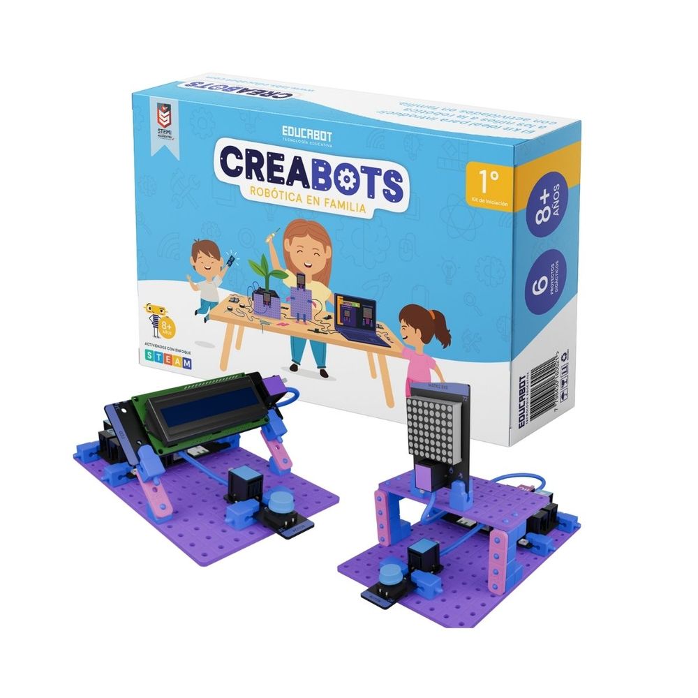 Juego Didactico Creabots - Robotica y Programacion en Familia