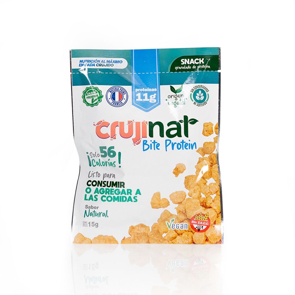 CRUJINAT® Snack saludable de origen vegetal sobre x 15 gr