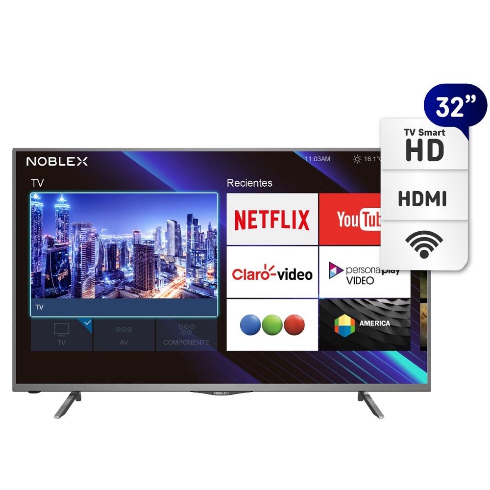 Smart TV 32" HD Noblex EA32X5000