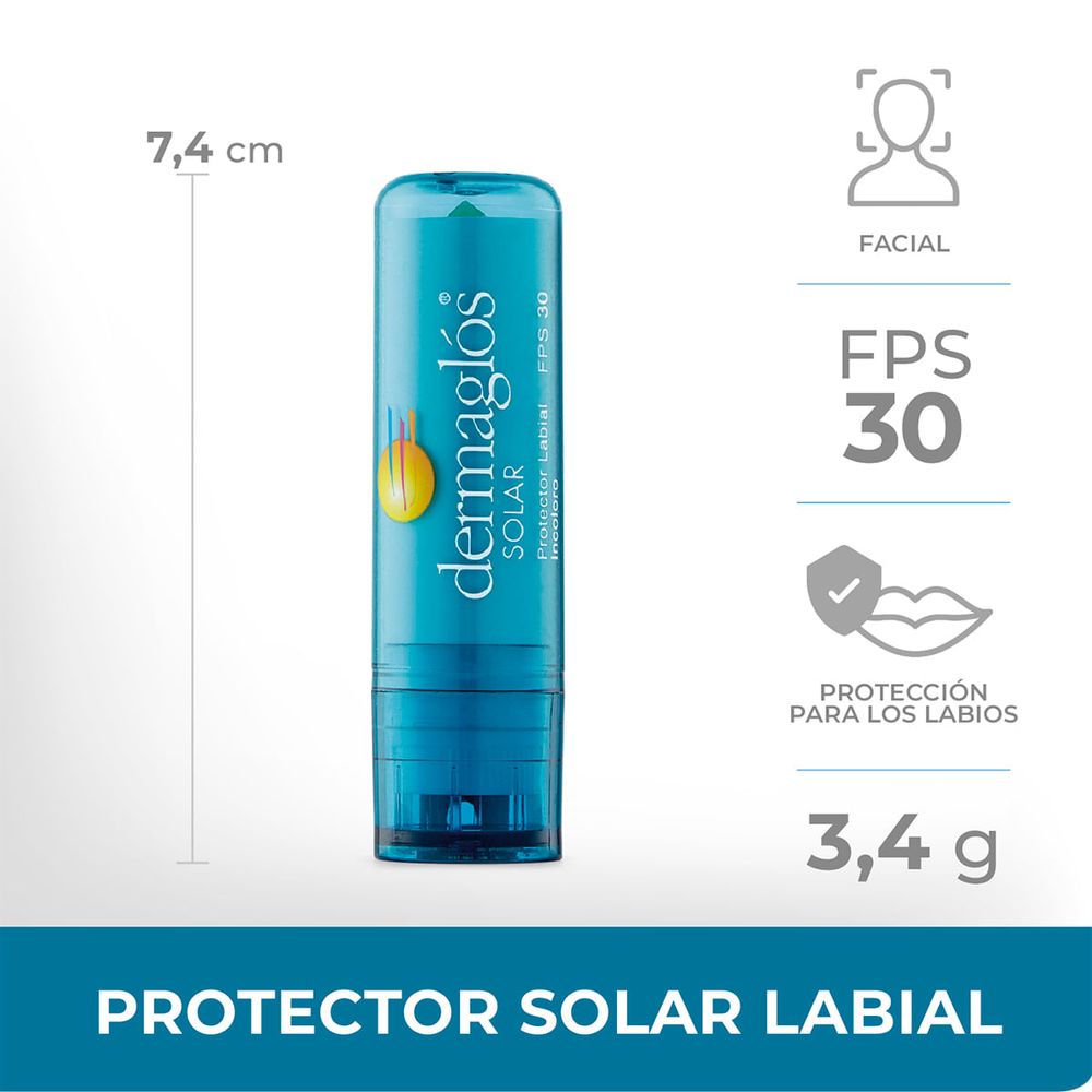 Dermaglos Lápiz Labial Protector Solar Fps30 3.4g
