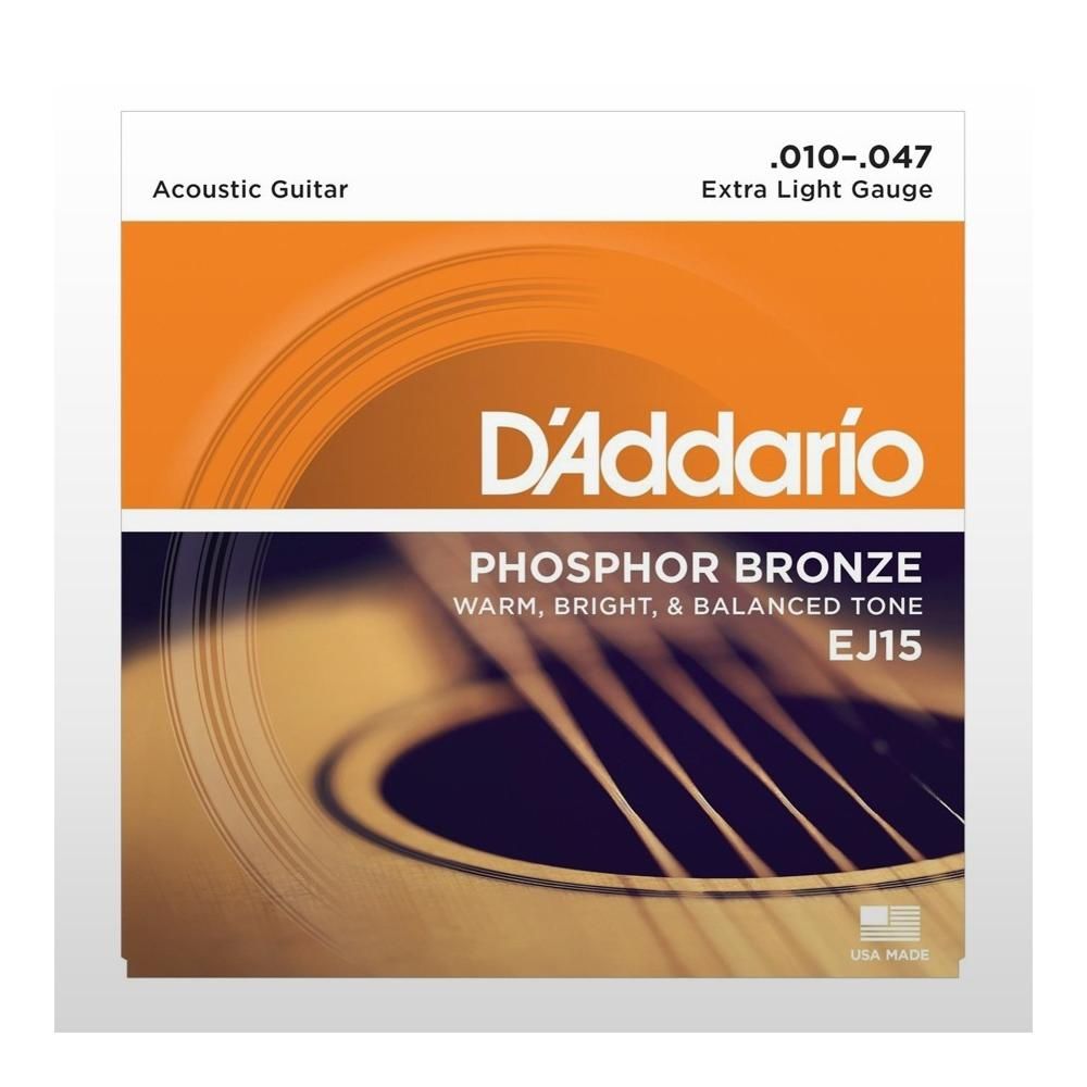 Encordado Acustico Daddario Ej15 10-47 Bronce Fosforado