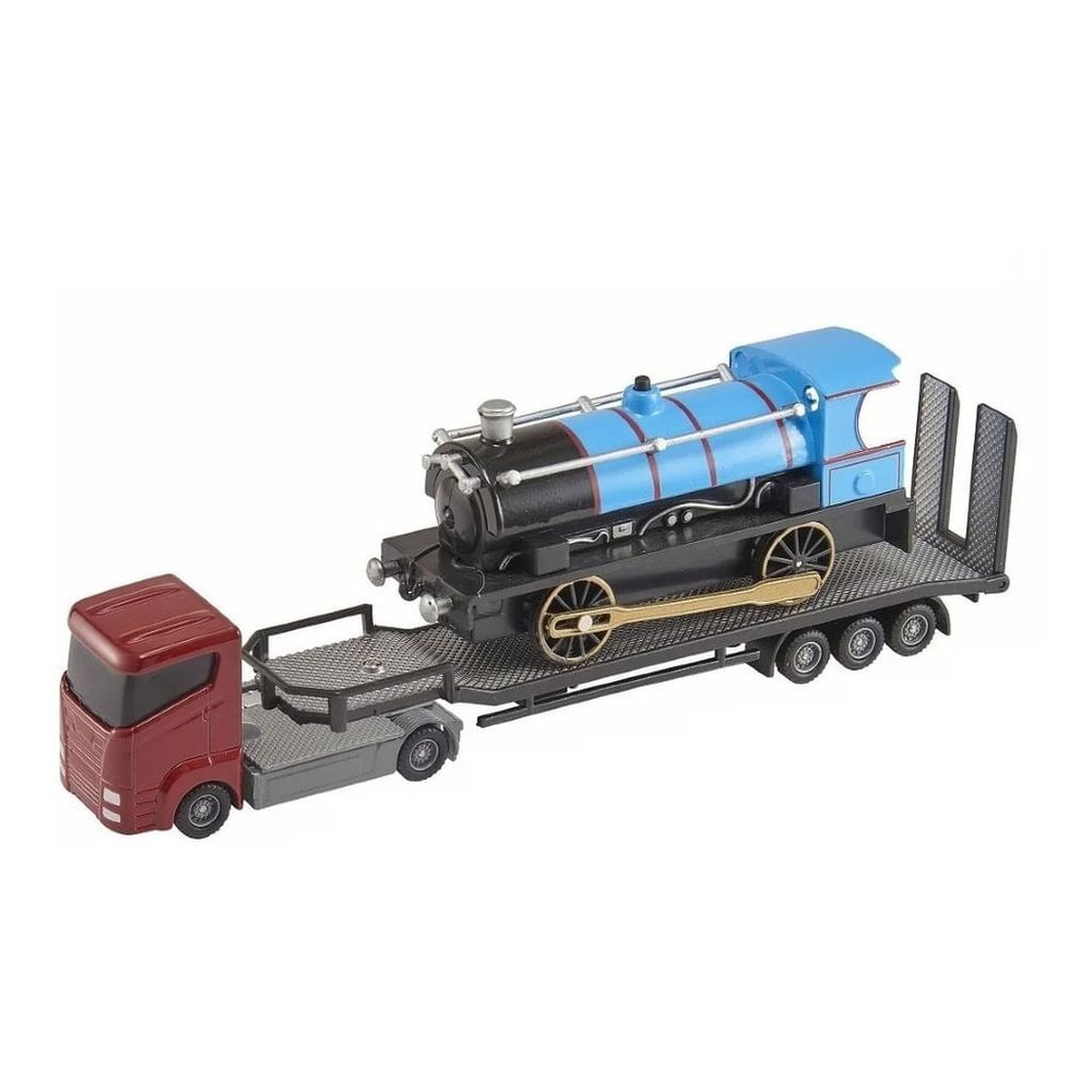 Camion Teamsterz Heavy Engine Transporter 14117 Rojo