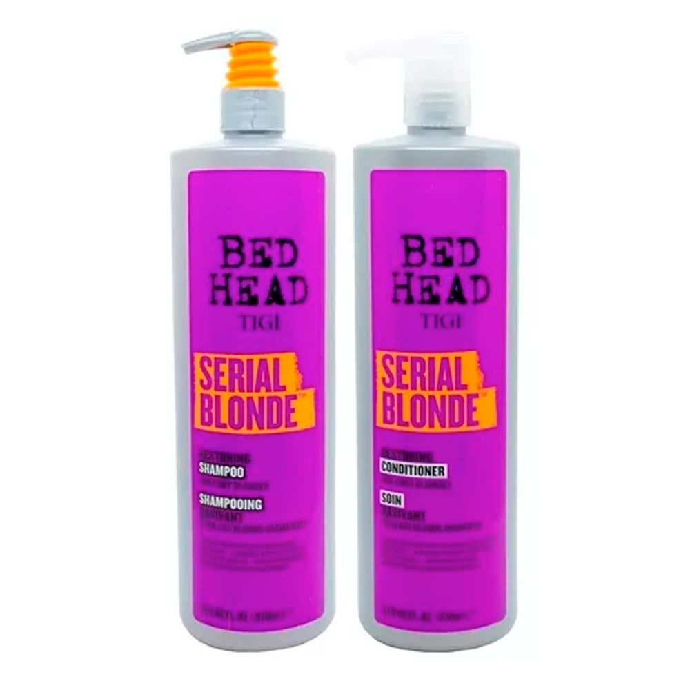 Tigi Serial Blonde Shampoo + Acondicionador Rubios X 970 Ml