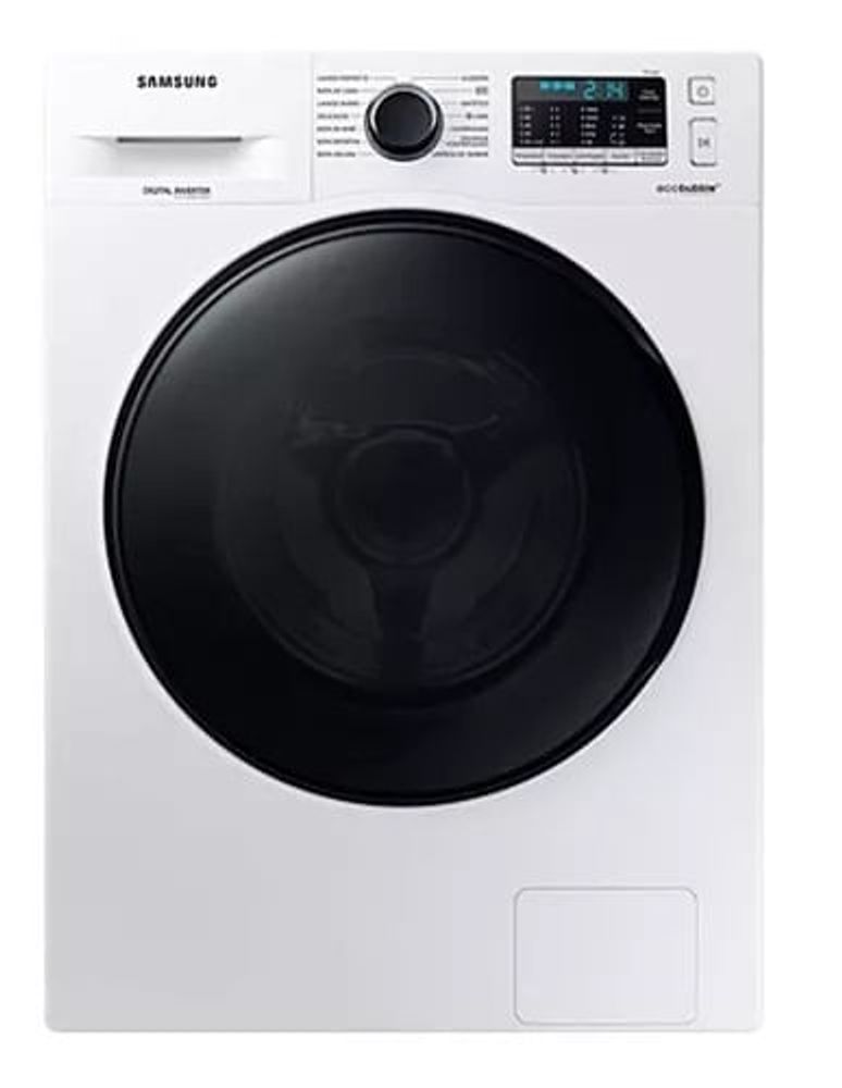 Lavarropas Automatico 9kg Samsung Ww90aa046bw Invert 1400rpm