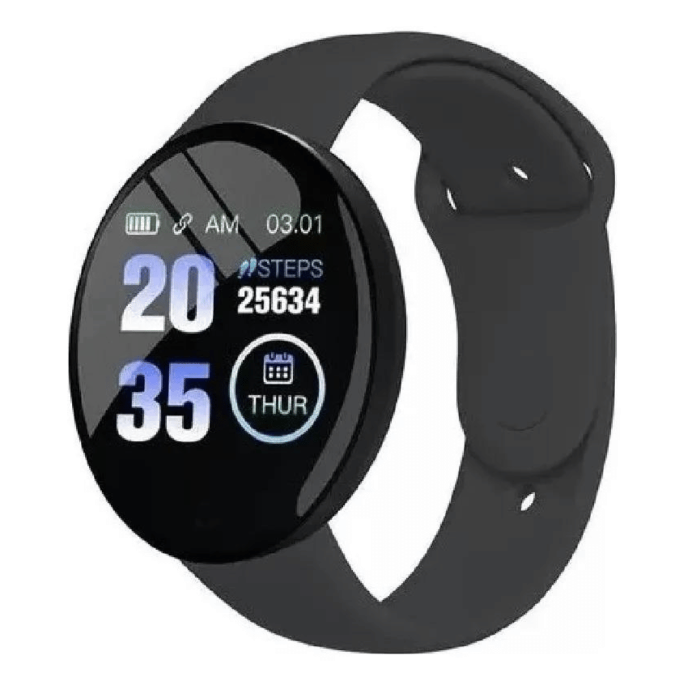 Smartwatch Reloj Inteligente D18 Negro