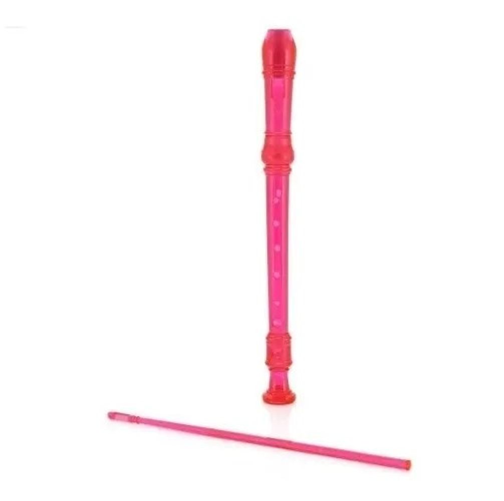 Flauta Dulce Parquer Escolar Soprano Digiacion Alemana Color Rosa