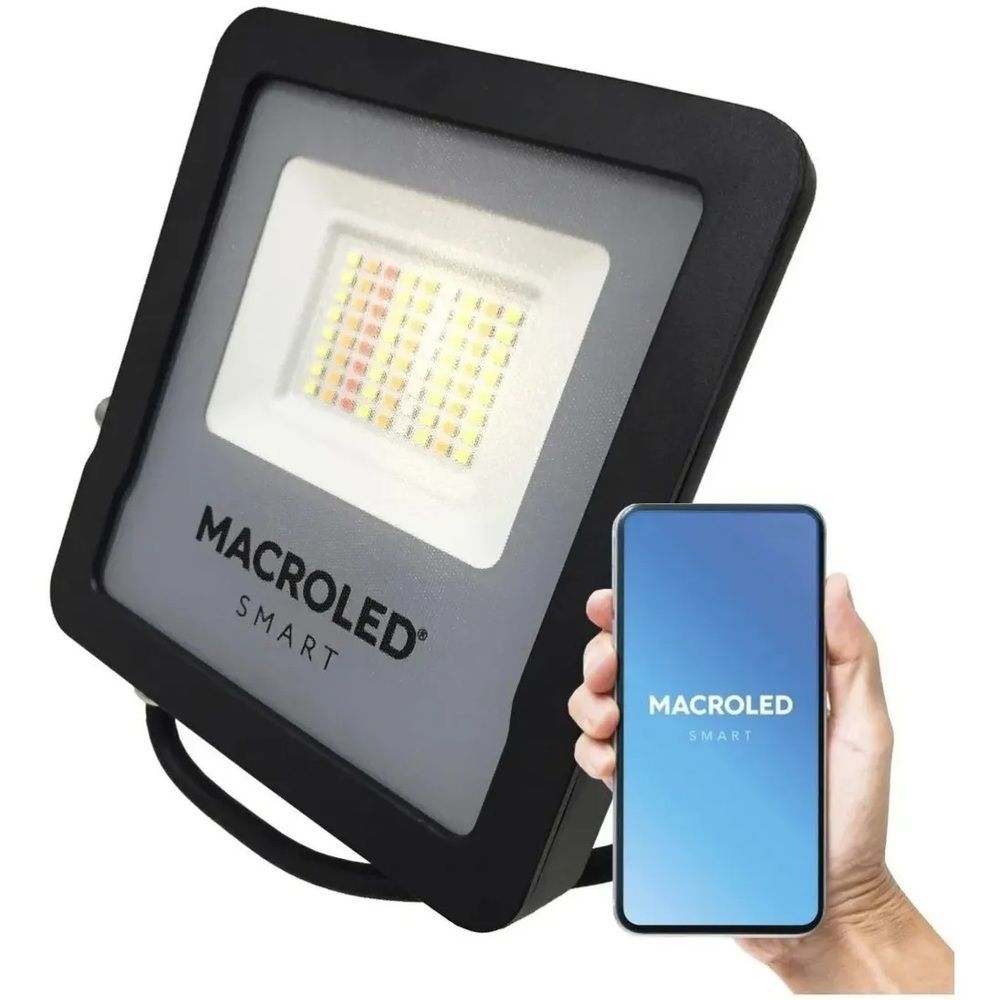 reflector led rgb pro smart 20w 220v macroled