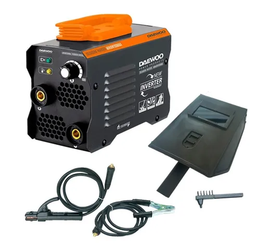 Soldadora Inverter 100 Amp + Mascara+ Pinzas + Cepillo Daewoo