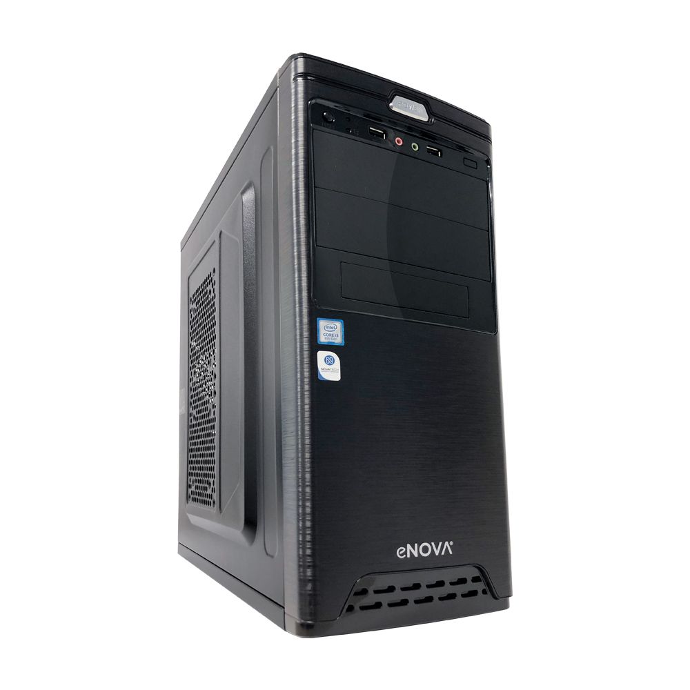 PC eNova Core i3 8100 4GB RAM 500GB HDD Sin Sistema Operativo