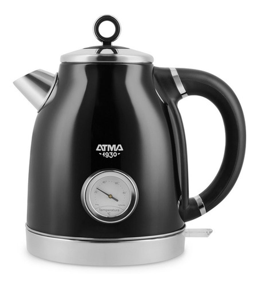 Pava Eléctrica Atma 94PEAT21VBP 1.7 L Vintage Negra