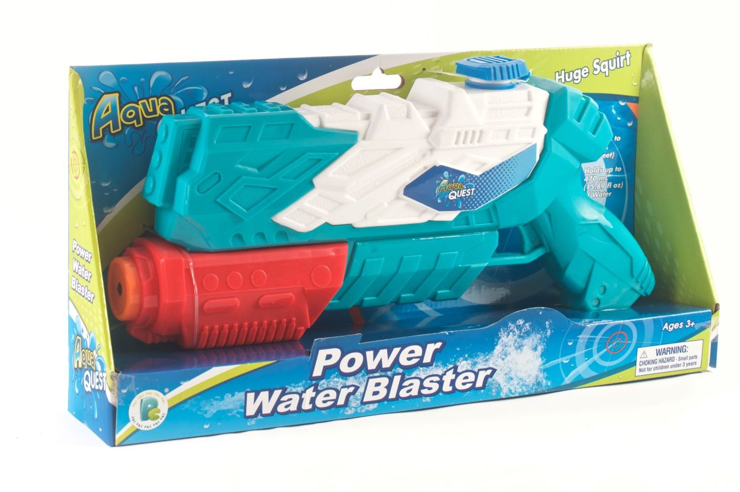 Aqua Quest Pistola de Agua 450ml Power Water Blaster
