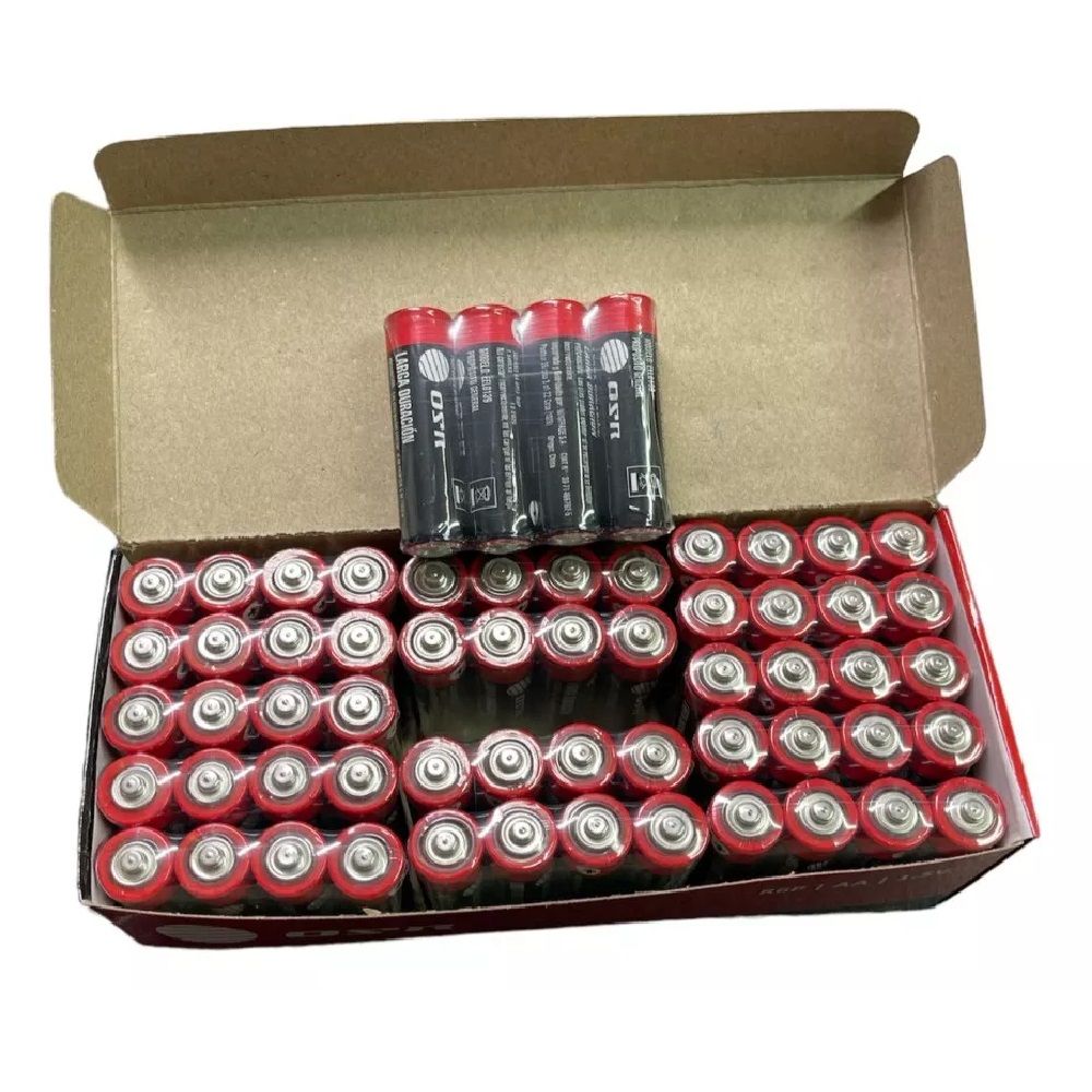 Pilas Doble Aa Pack X 60 Unidades Osr