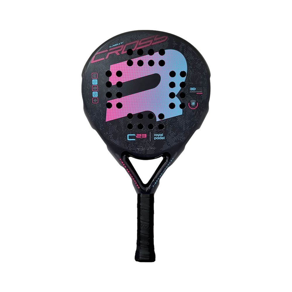 Paleta Royal Padel Cross Light para Mujer Negra