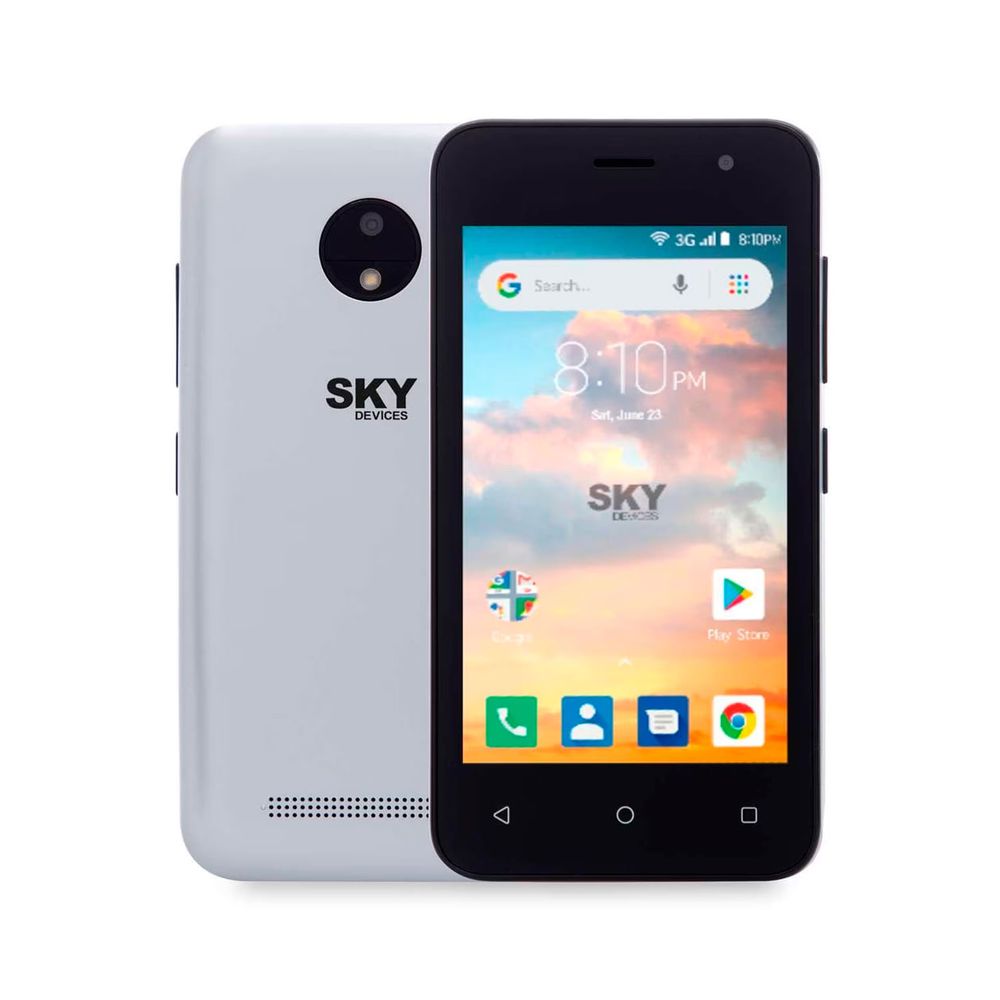 Celular SKY Platinum B4 Ram 512 Mb 16 GB Plata