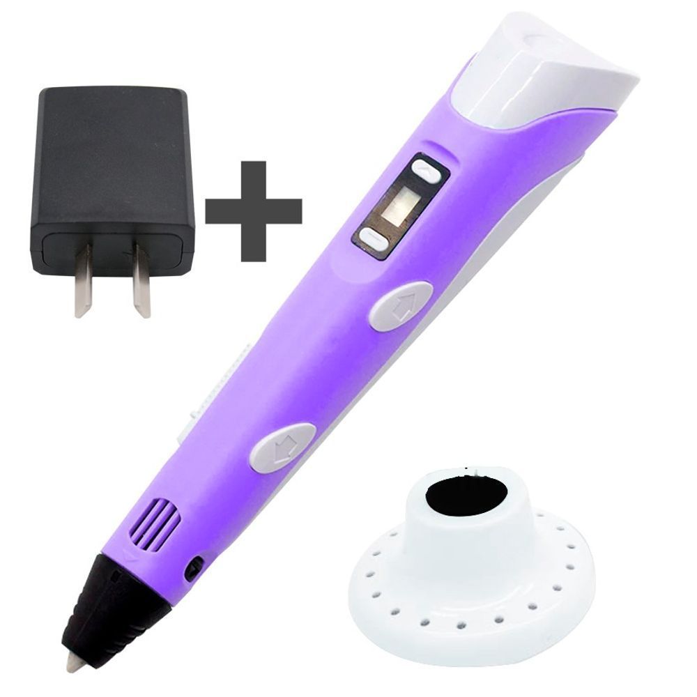 Lapiz 3D + Fuente : Color - VIOLETA