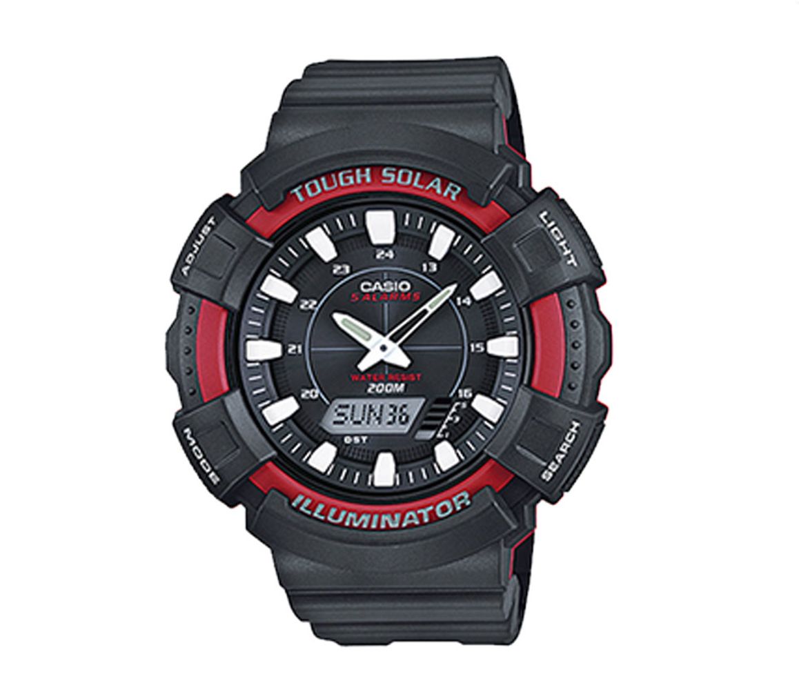 Reloj Deportivo Casio AD-S800WH2A-Negro con Rojo